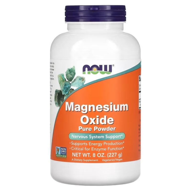 Now Foods - Magnesium Oxide Pure Powder 226g Magnesio en Polvo ...